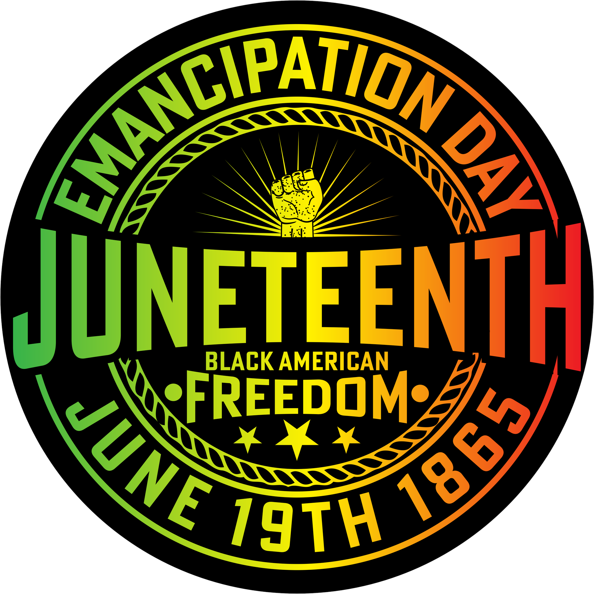 Juneteenth Emancipation Day Sign, Black American Freedom Wreath Sign,