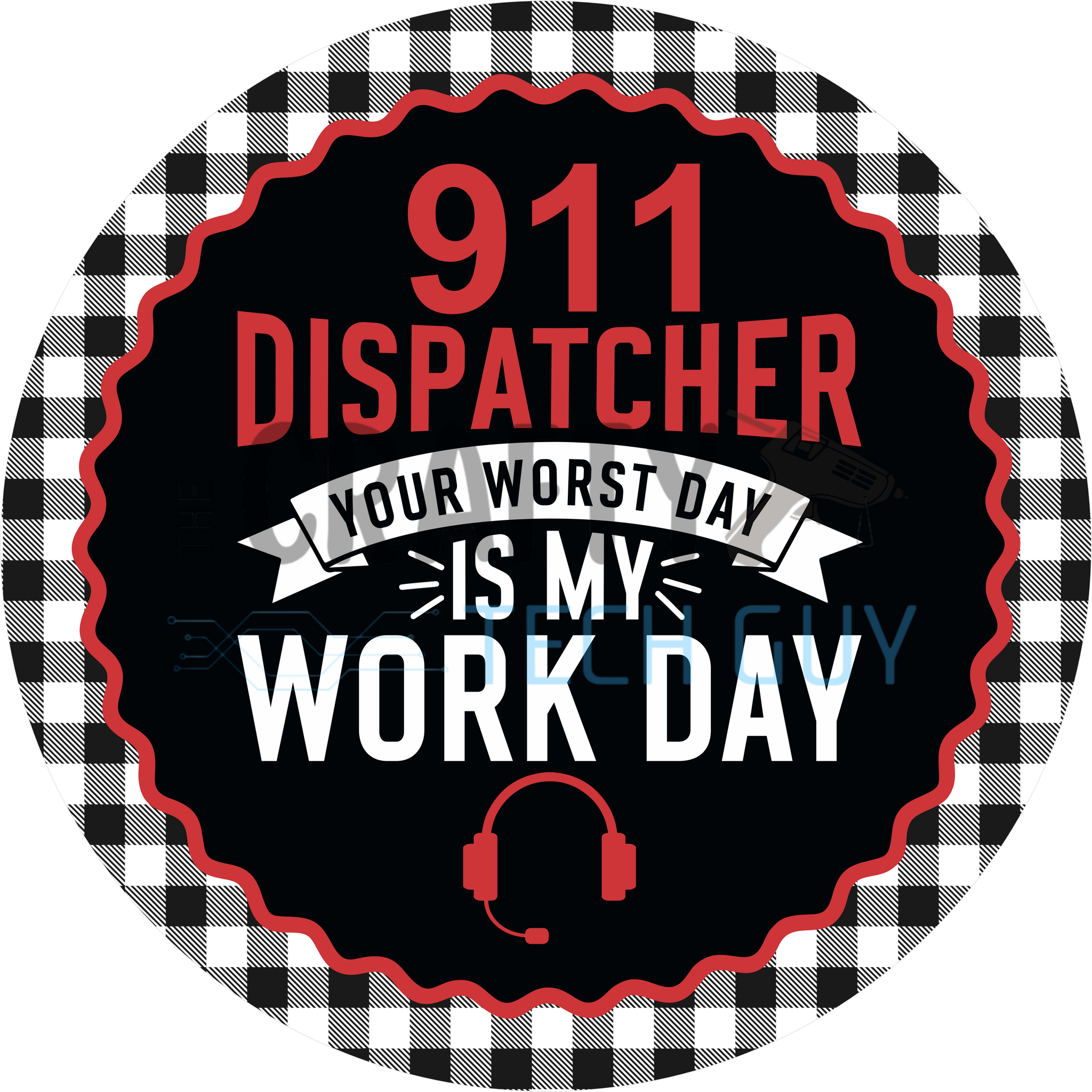 Funny 911 Dispatcher Sign, Rockstar Emergency Operator Decor, Gift for