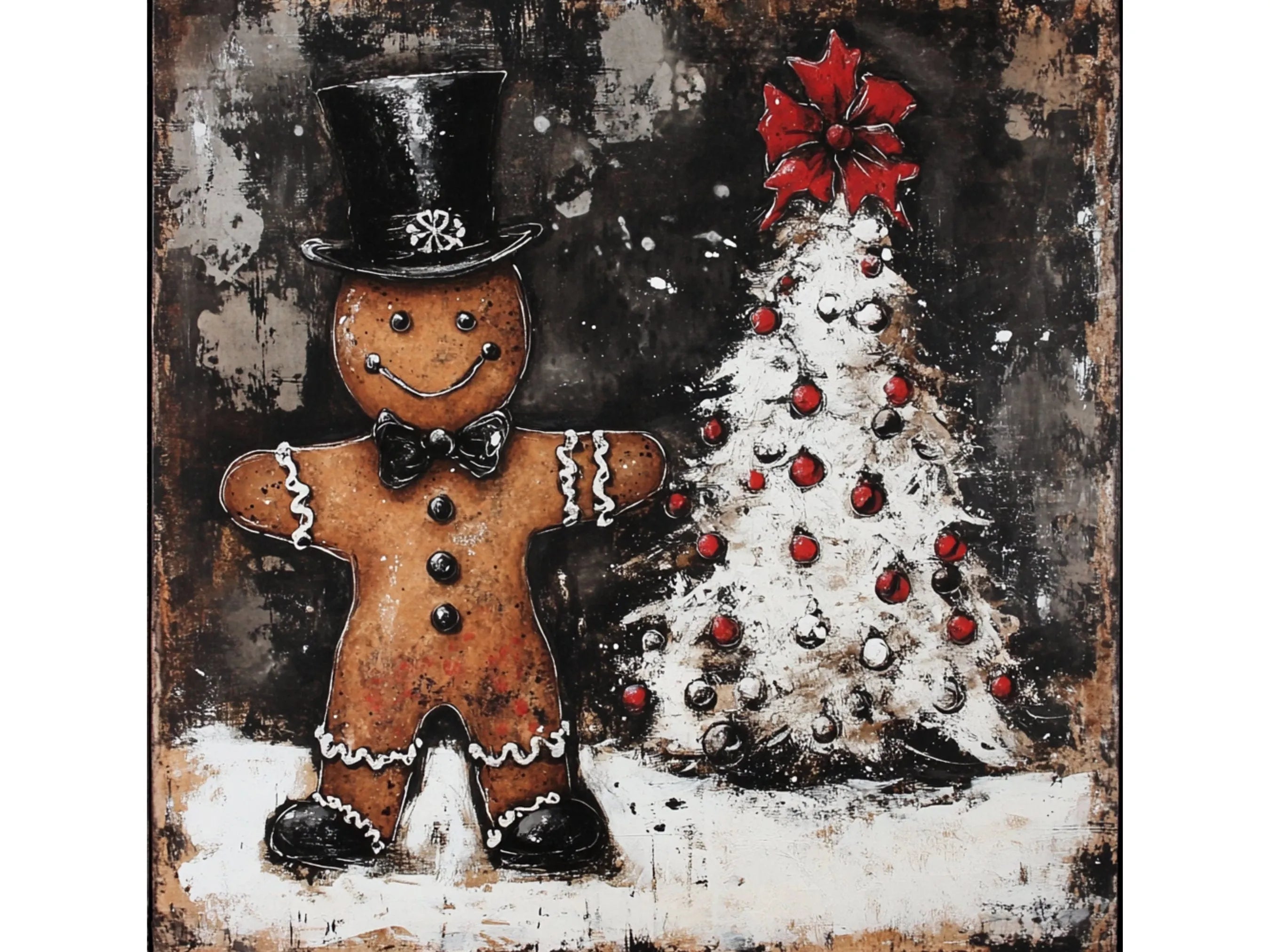 gingerbread man wall display